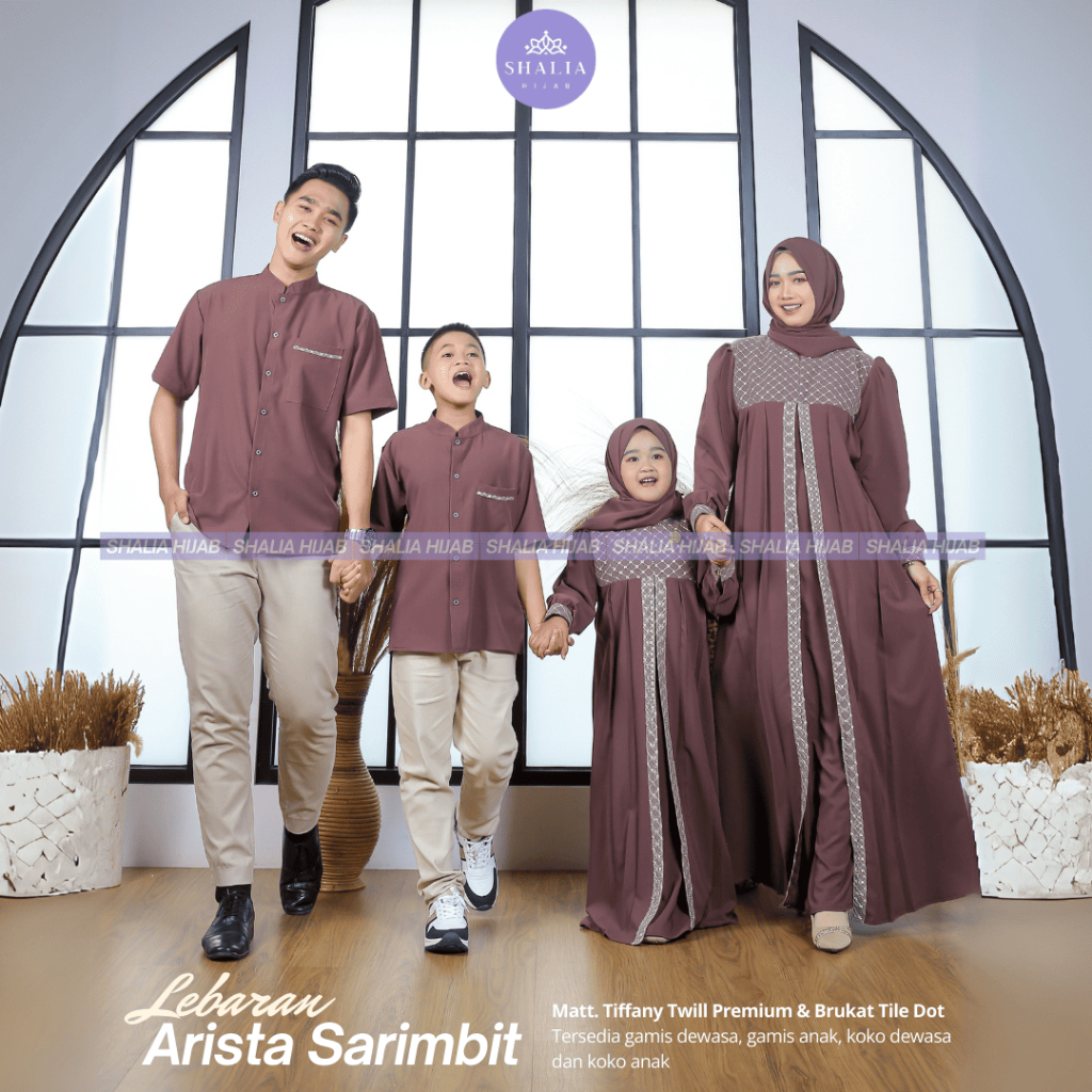 Jual SHALIA Set Family Arista Sarimbit Dress Koko dan Baju Anak ...