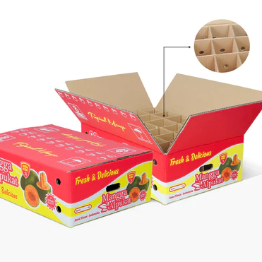 Jual Box Mangga Isi 24 Buah Isi 5 Pcs Kardus Klonal Siap Pakai | Shopee ...