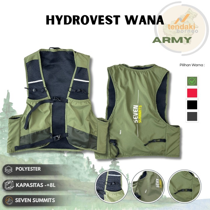 Jual HYDROPACK HIKING SEVEN SUMMITS VEST OLAHRAGA TRAIL RUNNING ROMPI ...