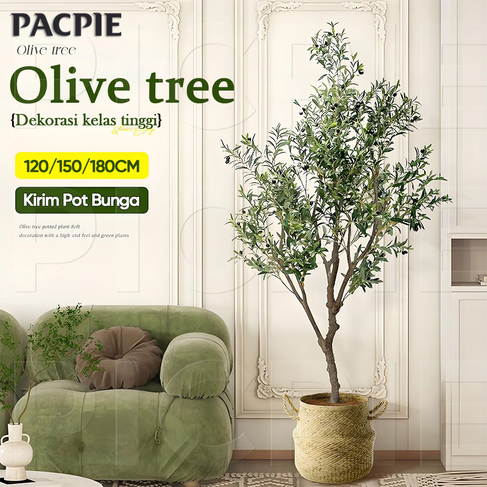 Jual PACPIE Pohon Zaitun Artificial / Olive Tree artificial 1.2M/1.5M/1 ...