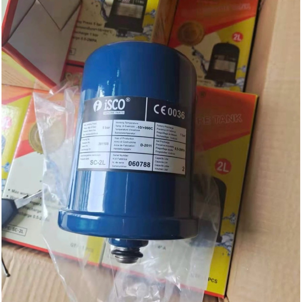 Jual Tabung otomatis pompa air 2 liter besi merk ISCO / pressure tank ...