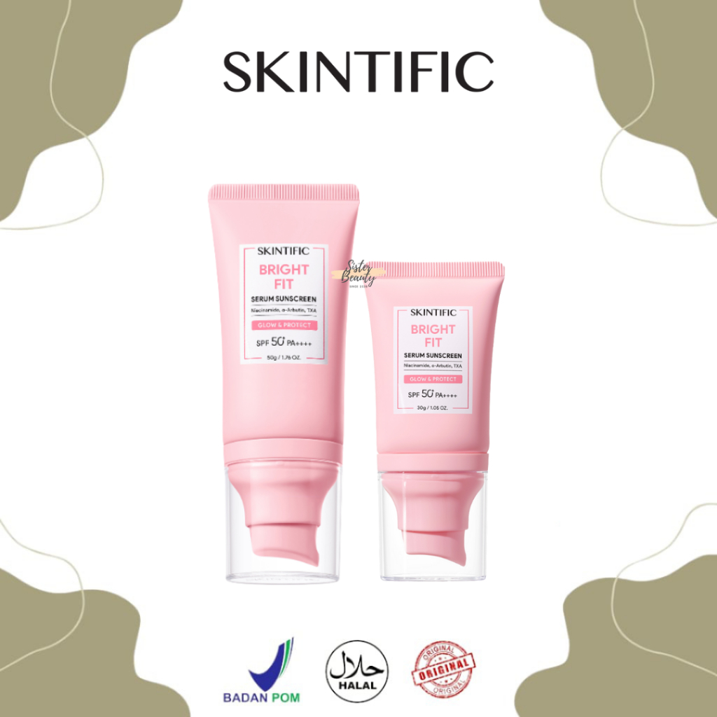 Jual SisterBeauty - Skintific Bright Fit Serum Sunscreen 30gr 50gr SPF ...