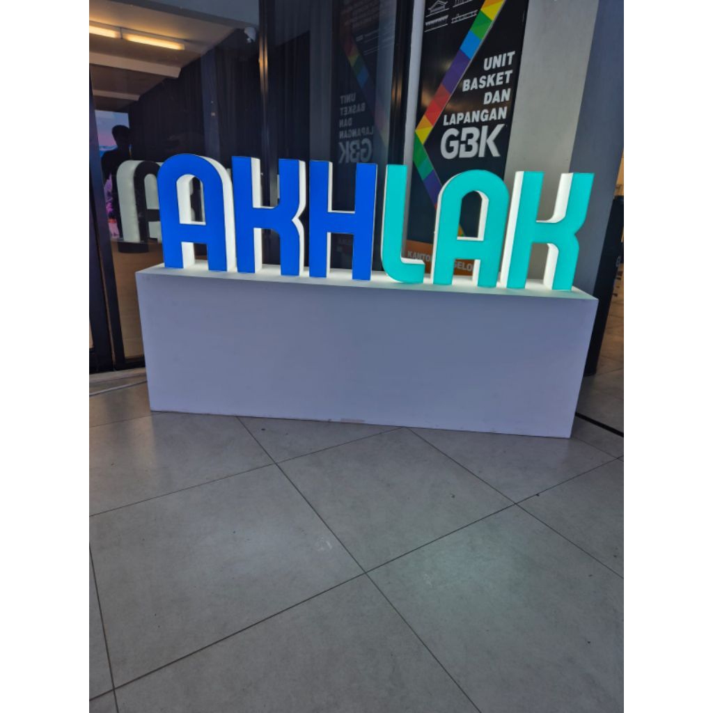 Jual HURUF TIMBUL LED AKRILIK | Shopee Indonesia
