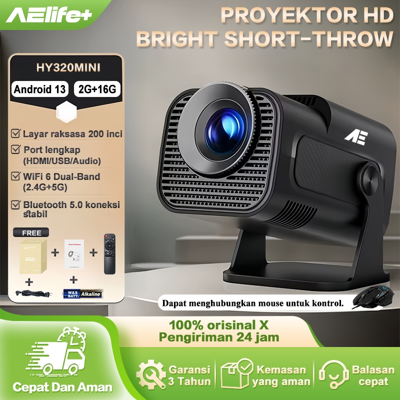 Jual AE Smart Proyektor Android 4K Full HD Android 13.0 Infocus ...