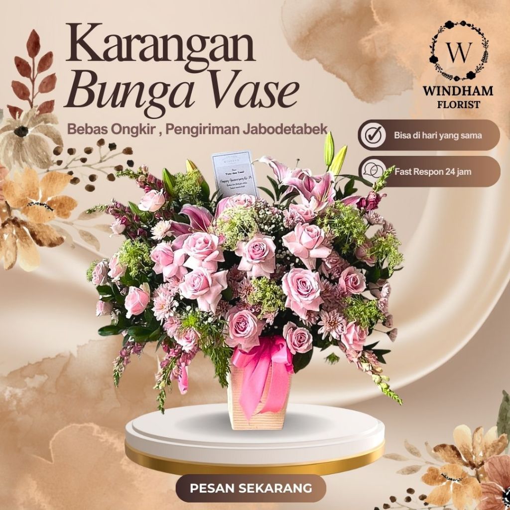 Jual Rangkaian Vase Bunga Congratulation Birthday selamat sukses ...