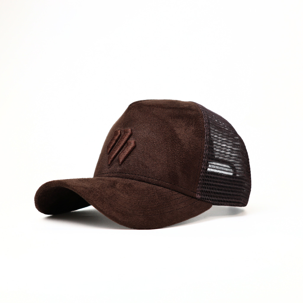 Jual Movment Topi Trucker Suede Brown Topi Pria Jaring Baseball ...