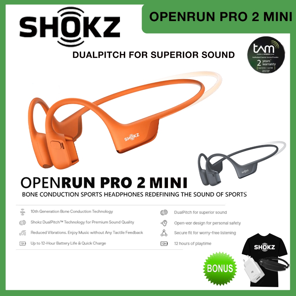 Jual Shokz Openrun Pro 2 Mini Bone Conduction Headphone Open Run Pro2 ...