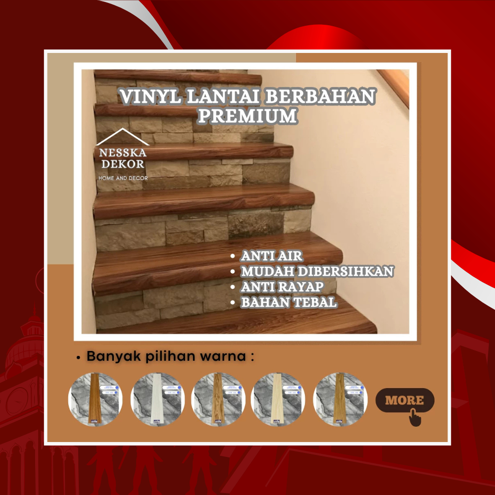 Jual VINYL DAKOTA 24pcs Tebal 2mm Pengganti Kramik / Hiasan Ubin ...