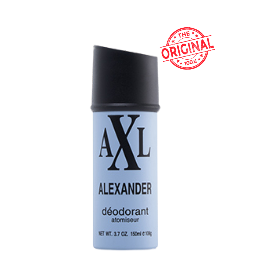 Jual AXL Alexander Deodorant Spray BIRU 150 ML / AXL Deodorant Spray ...