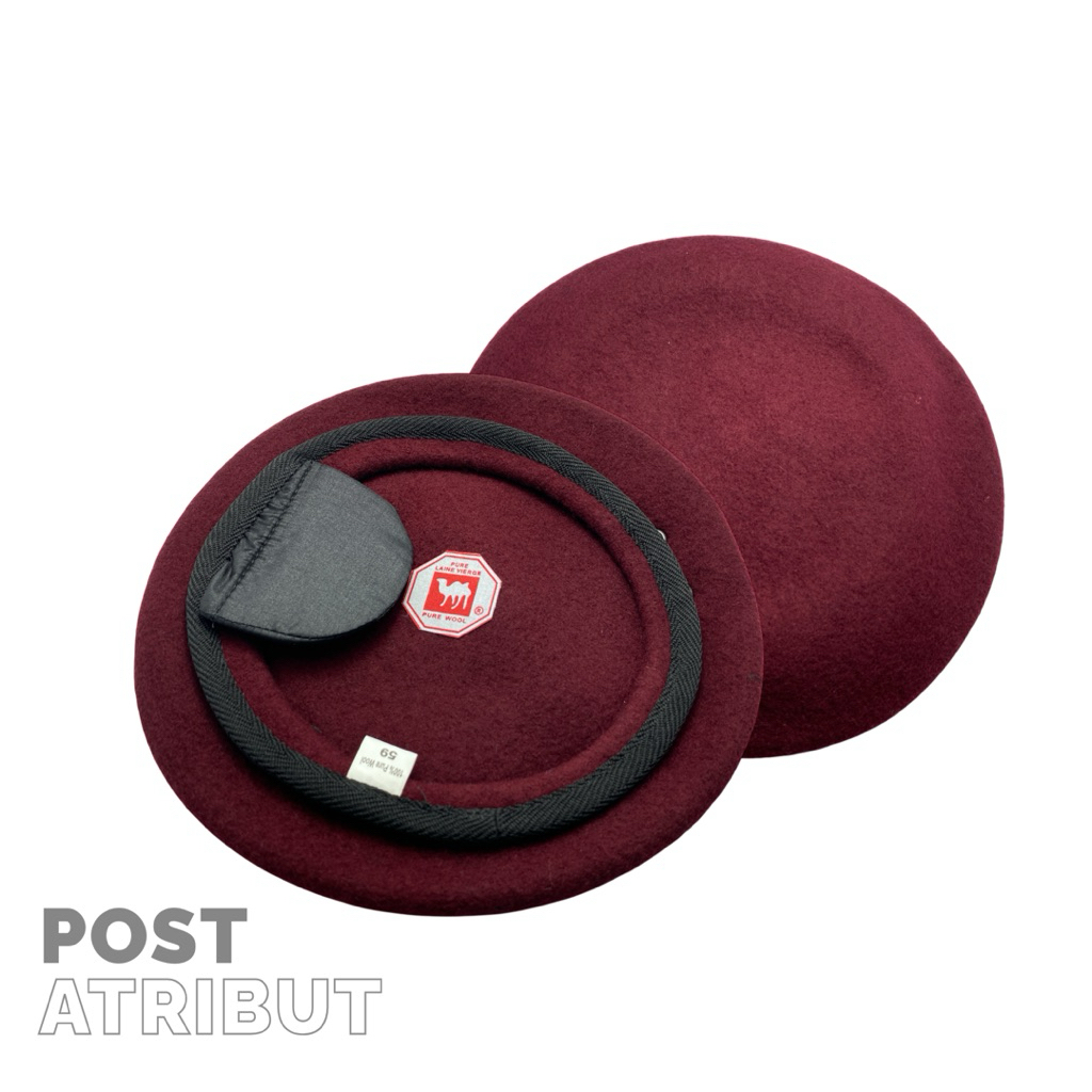 Jual Baret Lapas Terbaru / Baret camel / Baret Pure Wool / Atribut ...