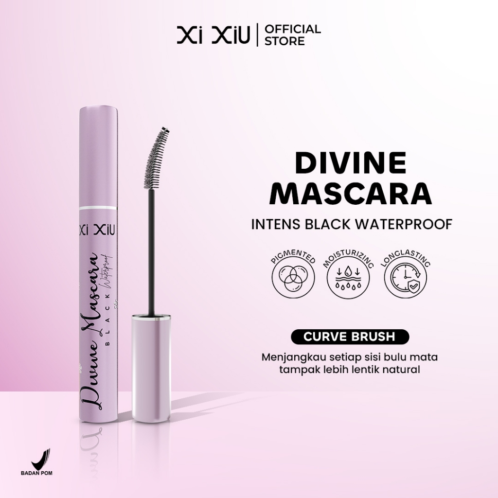 Jual Xi XiU DIVINE MASCARA BLACK WATERPROOF | Mascara Waterproof - anti luntur tahan lama ...
