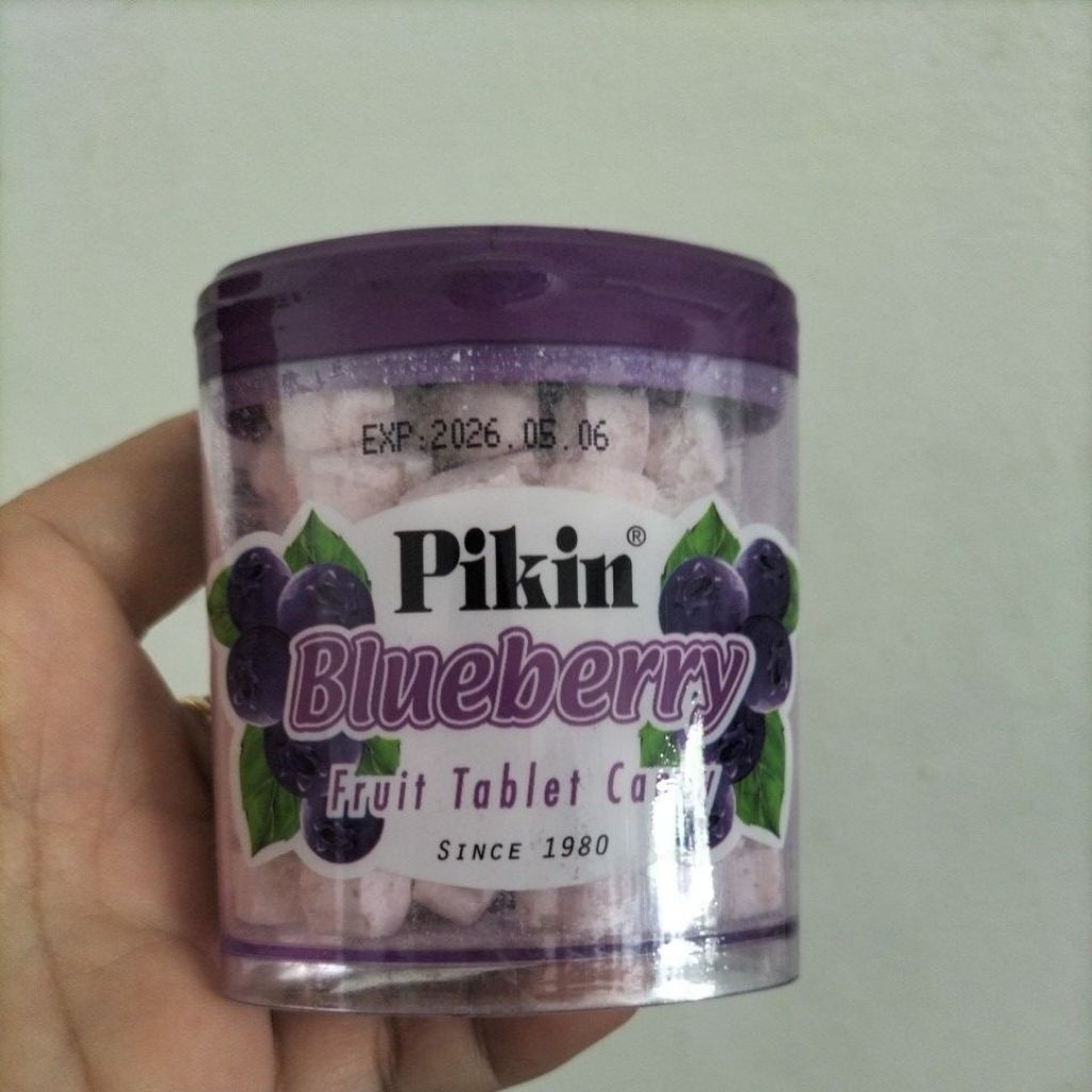 Jual Permen pikin Blueberry Fruit tablet candy | Shopee Indonesia
