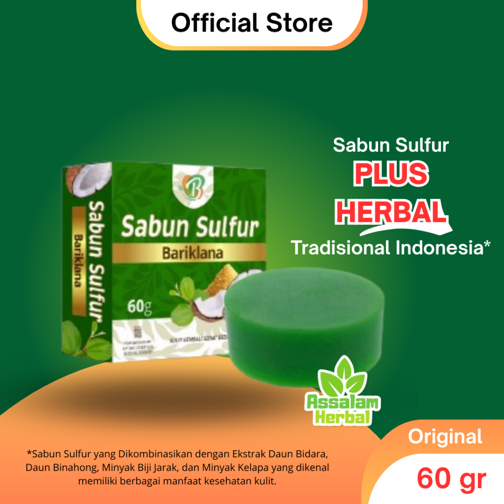 Jual SABUN GATAL Sabun Sulfur Gatal Eksim Scabies Panu Kadas Kurap ...