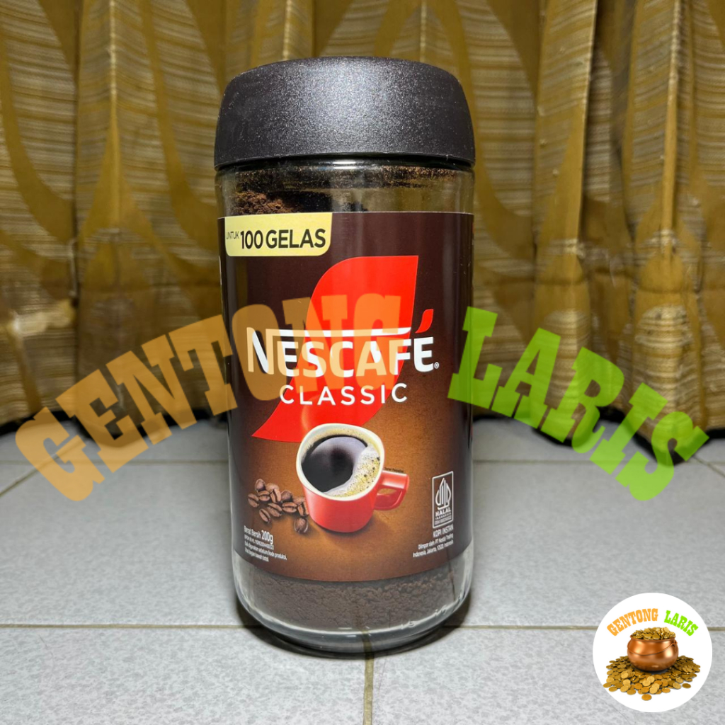 Jual Nescafe Classic Kopi Bubuk 200gr Jar Botol | Shopee Indonesia