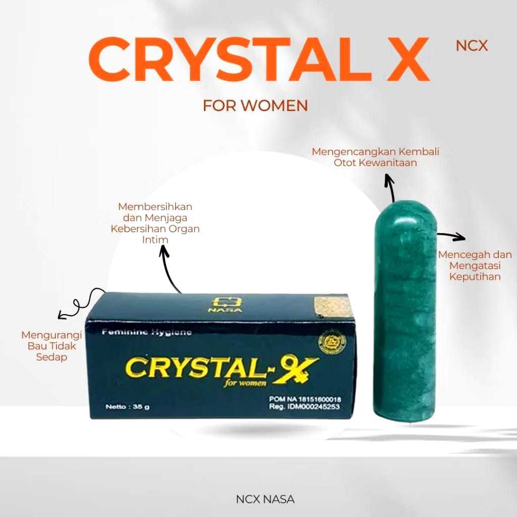 Jual Crystal X Nasa Original 100% - Feminin Intimate Hygiene Herbal ...