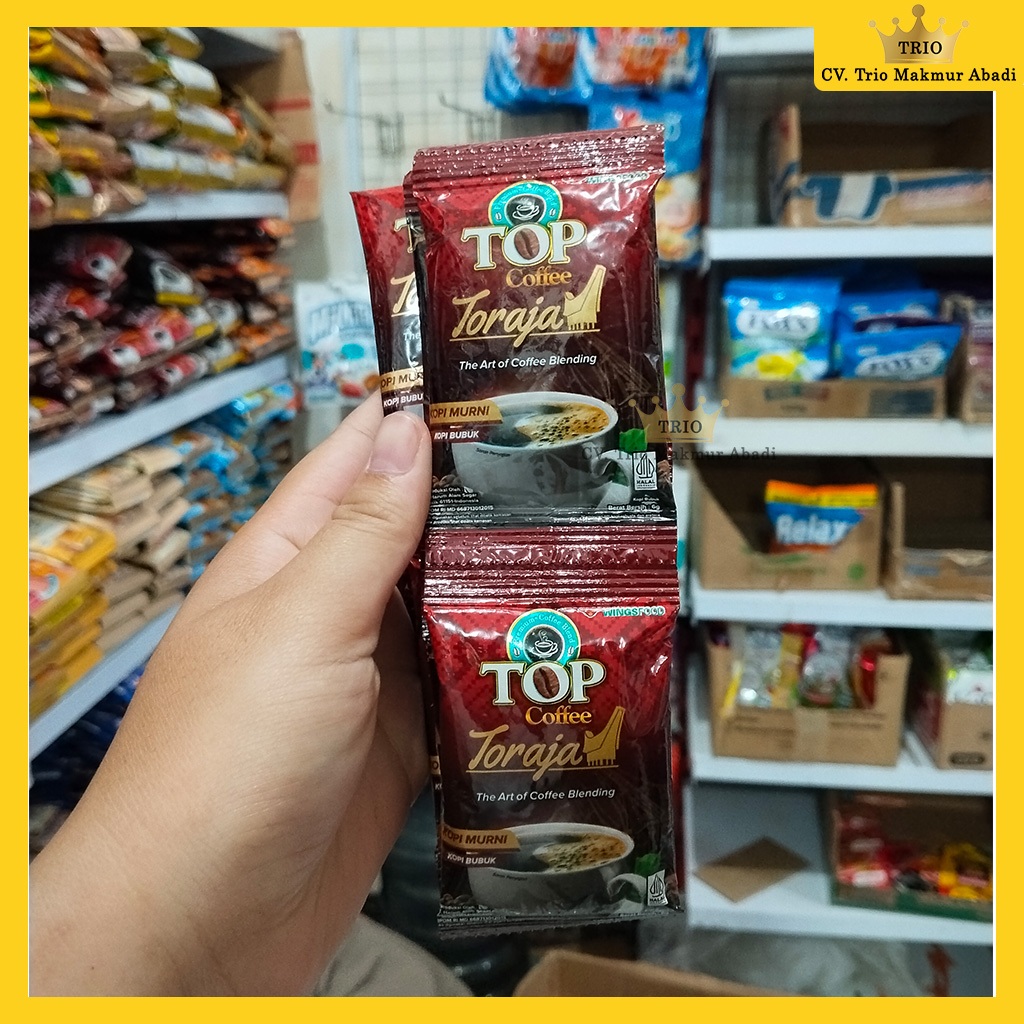 Jual Top Kopi Toraja Murni 7g 1 renteng isi 10 sachet | Shopee Indonesia