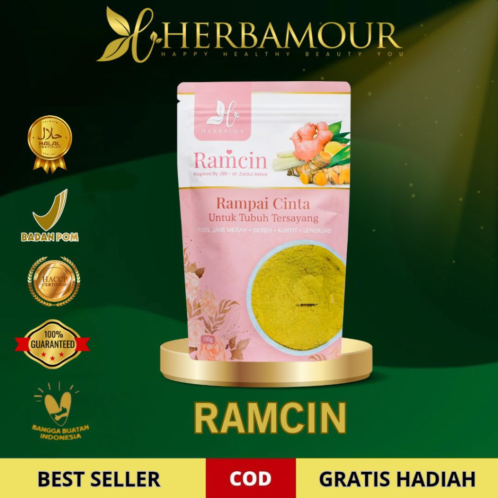 Jual RAMCIN BY HERBALOV PELANGSING DIET SEHAT PROMIL | Shopee Indonesia