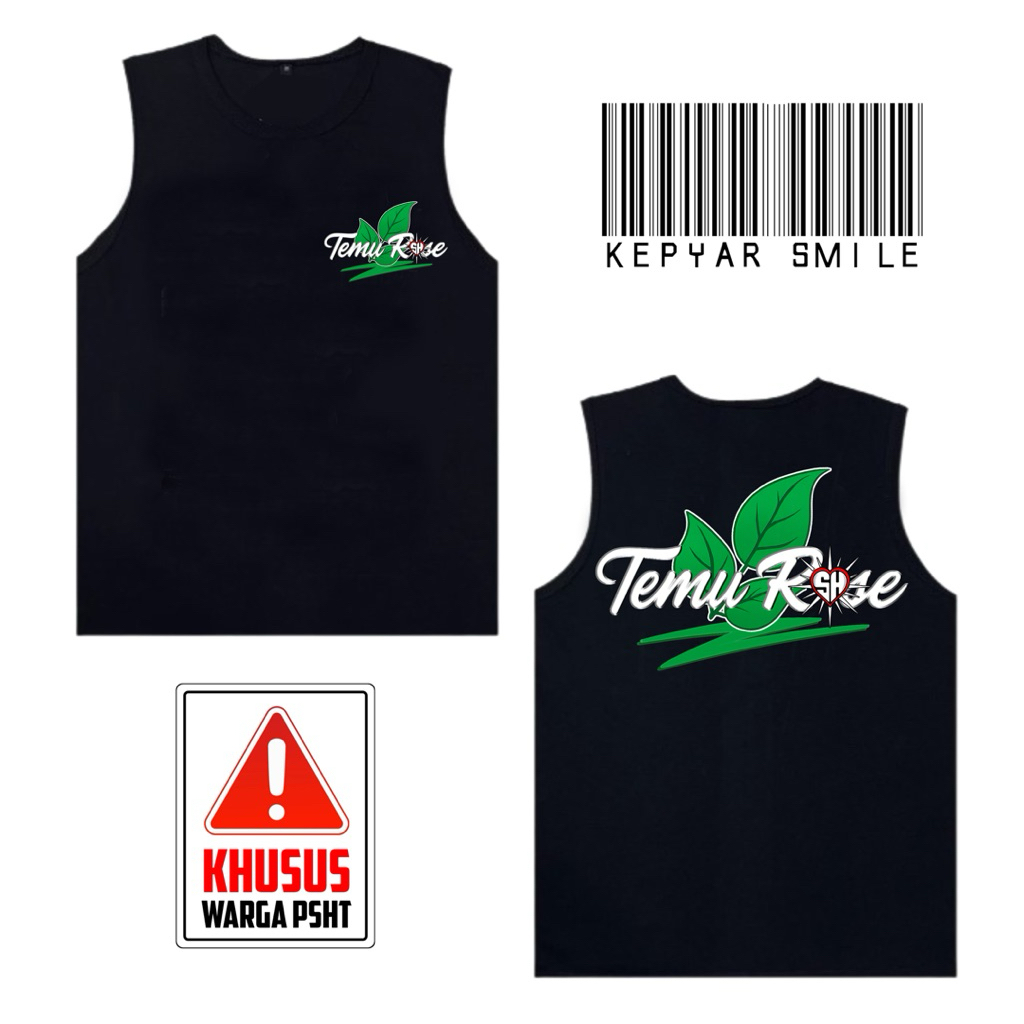 Jual Singlet PSHT Temu Rose Free Stiker | Shopee Indonesia
