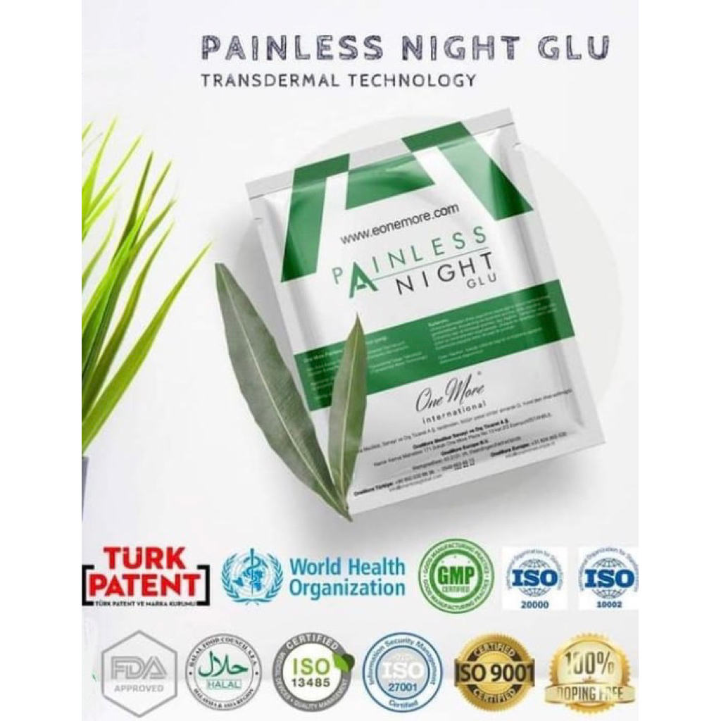 Jual painless night glu PNG Transdermal patch koyo turki | Shopee Indonesia