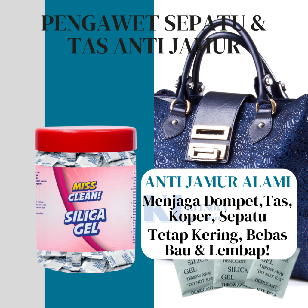 Jual Silica Gel Sepatu Dan Tas Anti Jamur Pengawet Tas Dan Sepatu ...