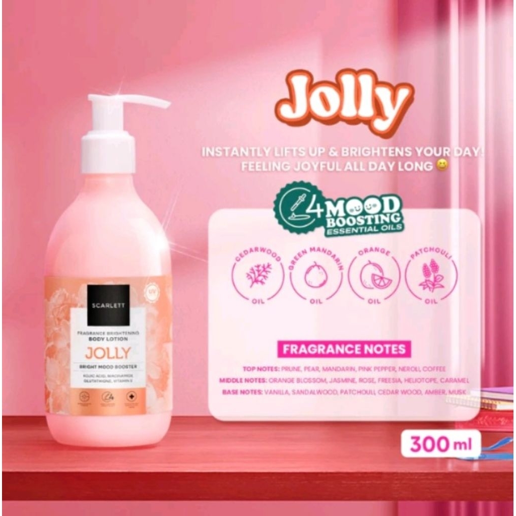 Jual ^AraaKosmetikMksr^ SCARLETT JOLLY FRAGRANCE BRIGHTENING BODY ...