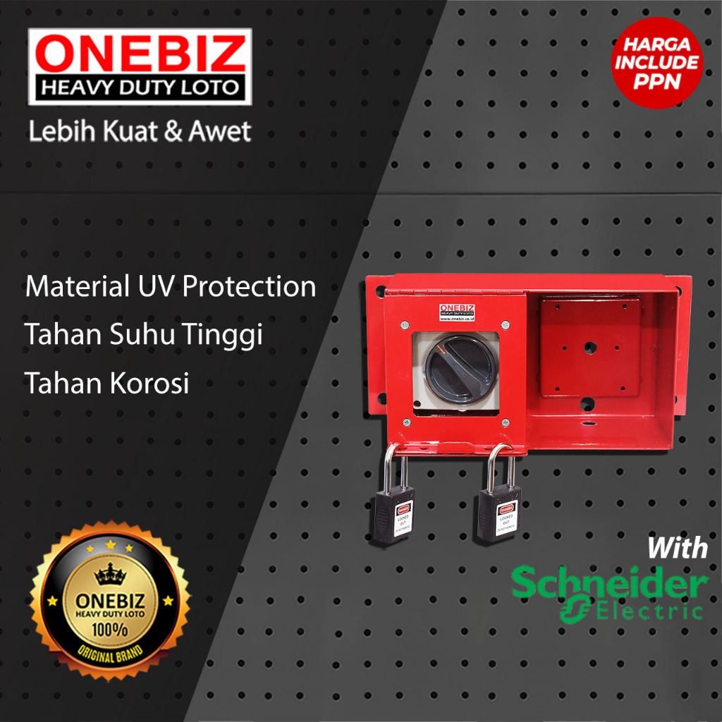 Jual Box Lotto Horizontal 2 system'+ Switch Button Schneider With 2 ...