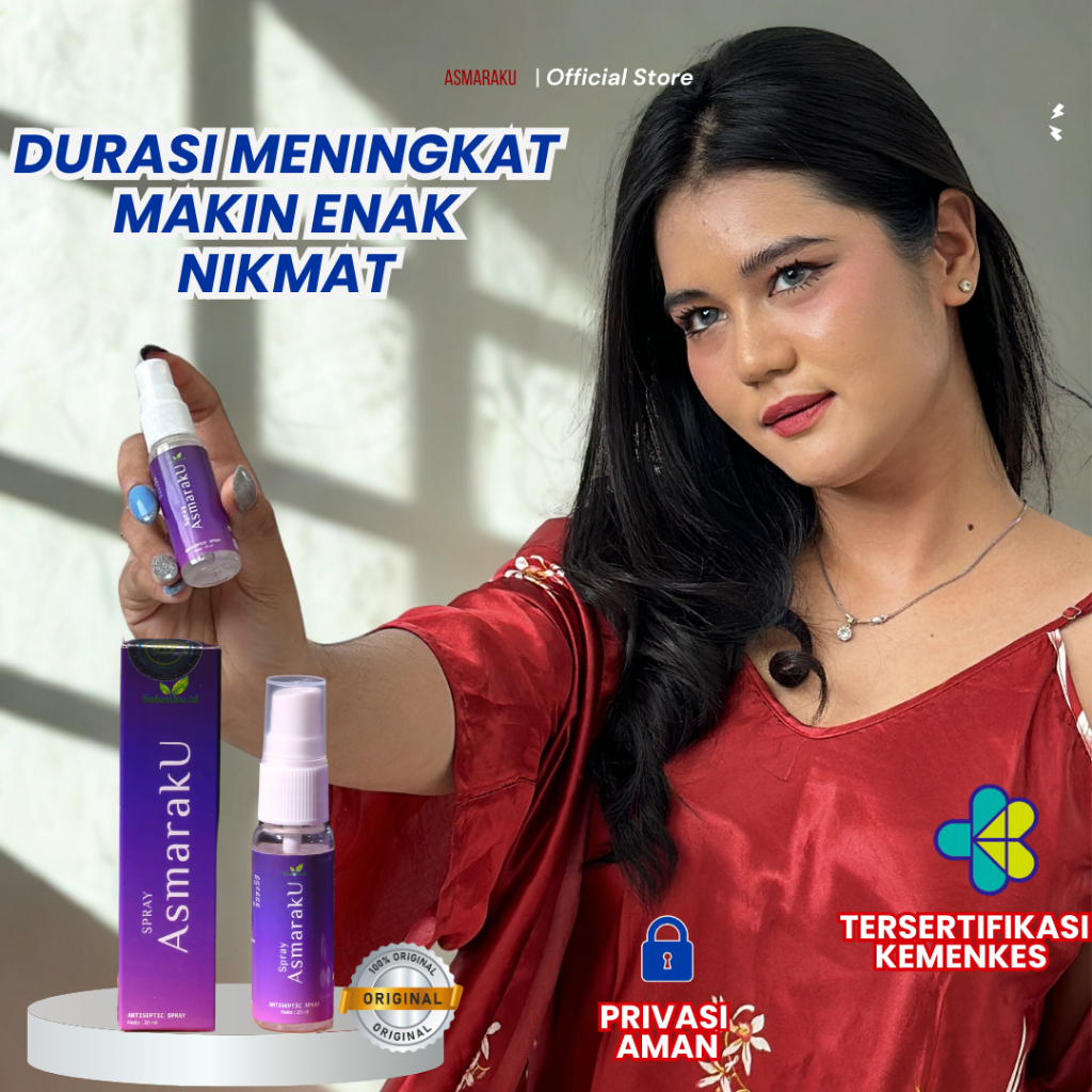 Jual SPRAY ASMARAKU - Semprot Sekali Happy Berkali-kali Antiseptic Andalan Pria Tahan Lama Isi ...
