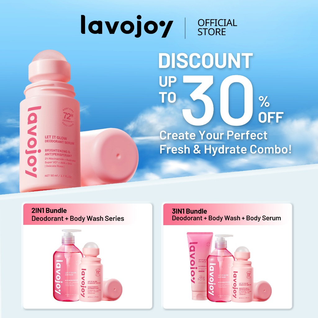 Jual [NEW LAUNCH] LAVOJOY Let It Glow Deo Serum + Body Wash/Body Serum ...