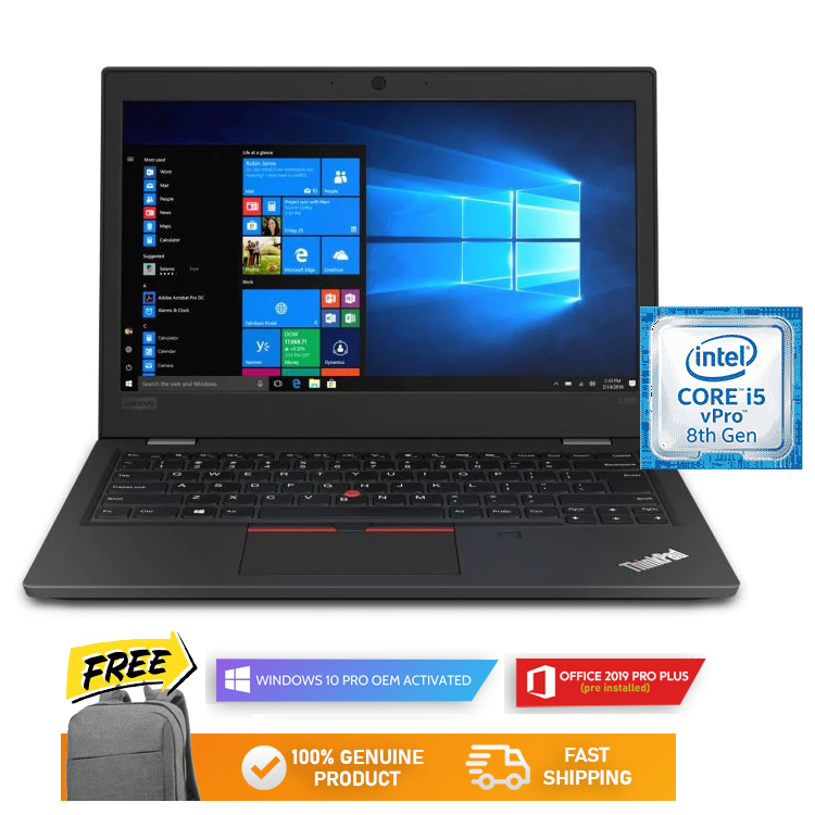 Jual Laptop Lenovo Thinkpad L390 i5 GEN 8 RAM 8GB SSD 512GB 13 INCH ...