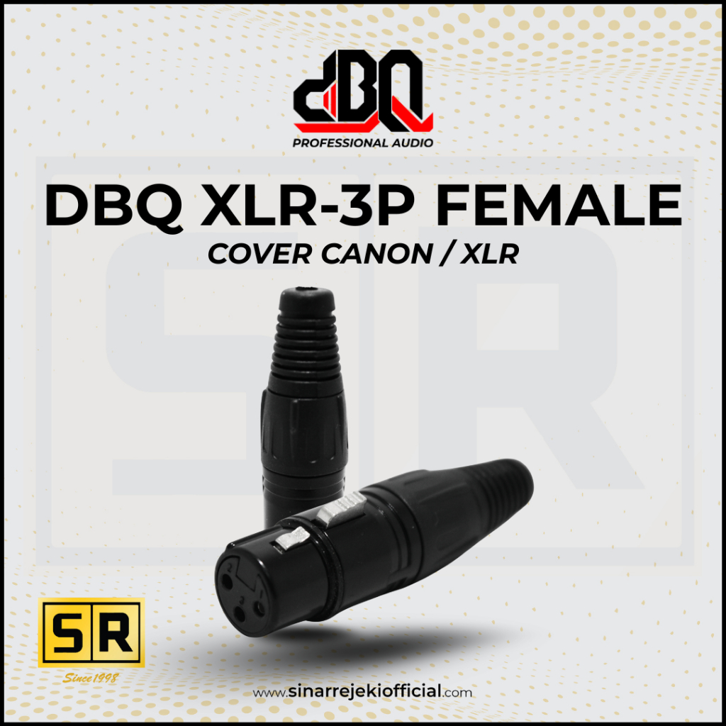 Jual Connector Cover Cannon DBQ XLR-3P Female / Konektor Cover Canon | Shopee Indonesia