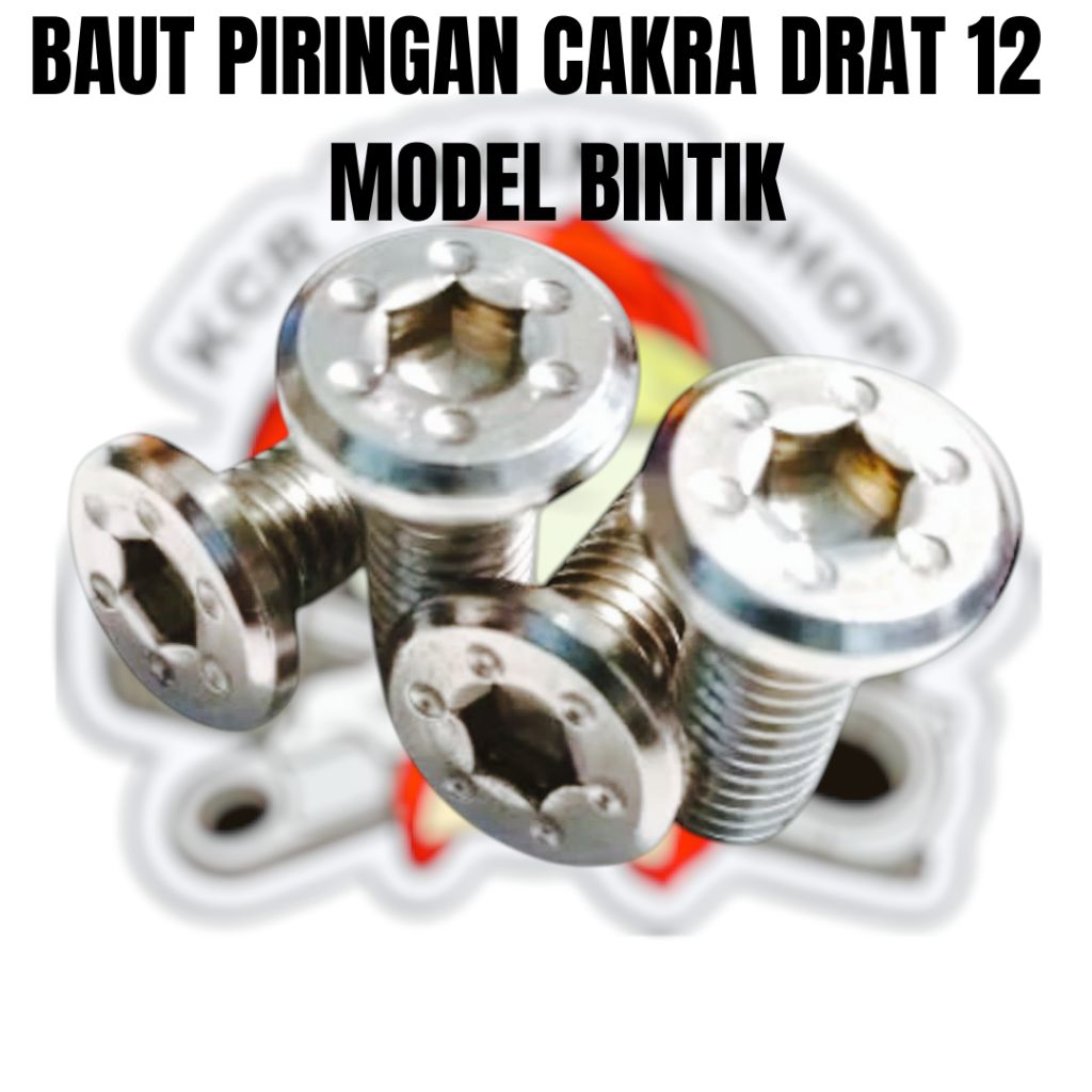 Jual Baut Piringan Disc Cakram / Baut Disc Cakram Bintik Crome | Shopee ...