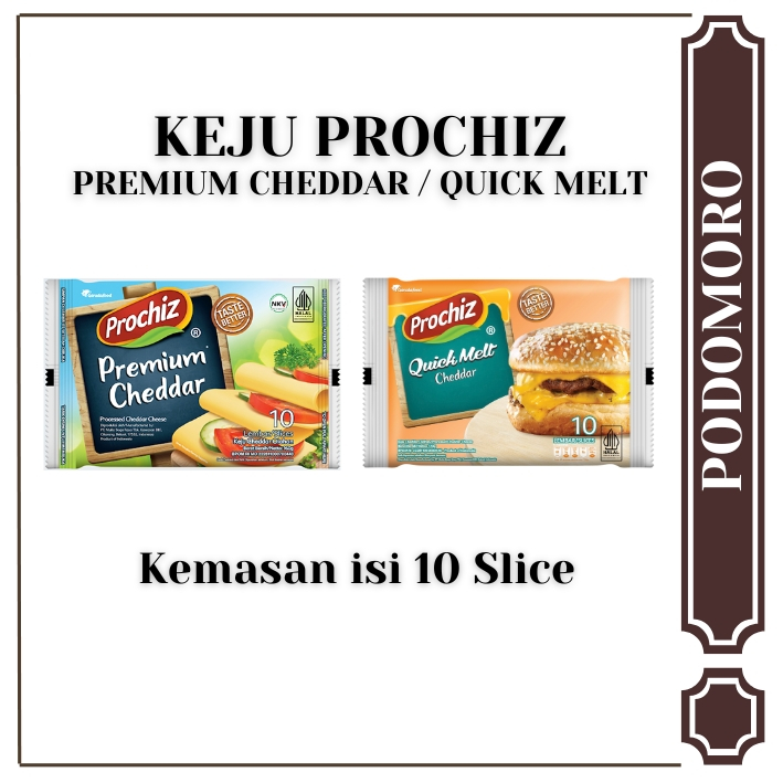 Jual Prochiz Premium Cheddar / Quick Melt Cheddar Cheese 10 Slices ...