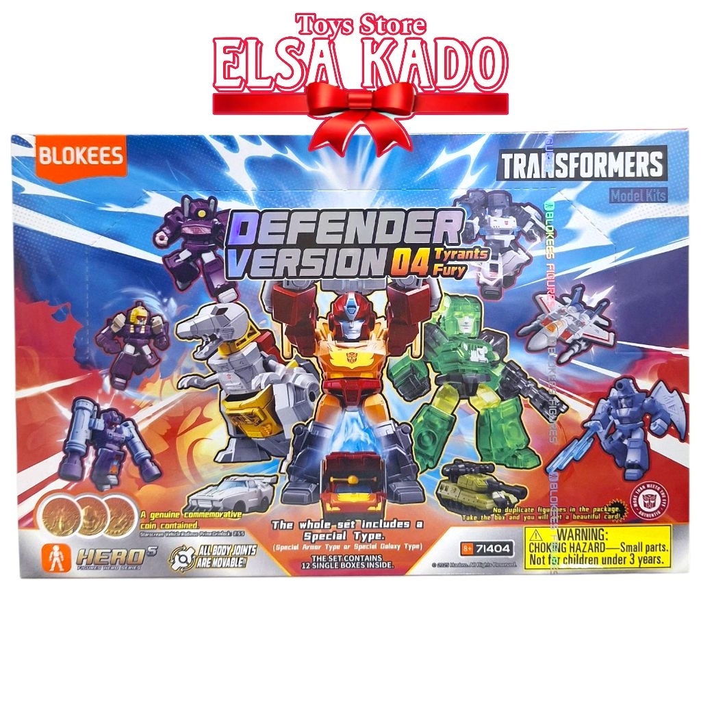 Jual BLOKEES Transformers Defender Vol 04 / DV04 Mainan Mini Figures ...