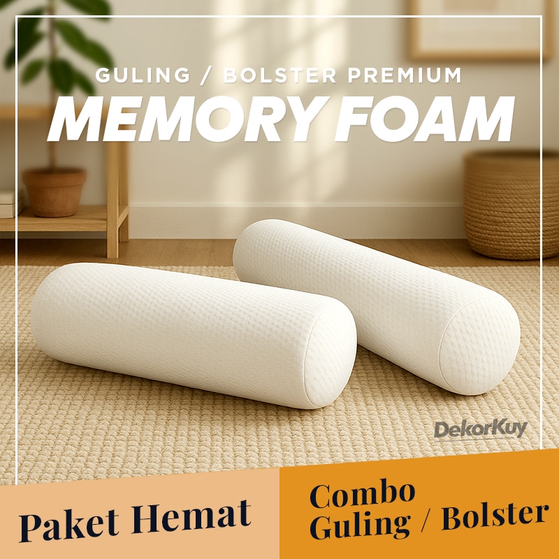 Jual Paket COMBO 2 Guling Kesehatan Memory Foam / Guling Memory Foam ...