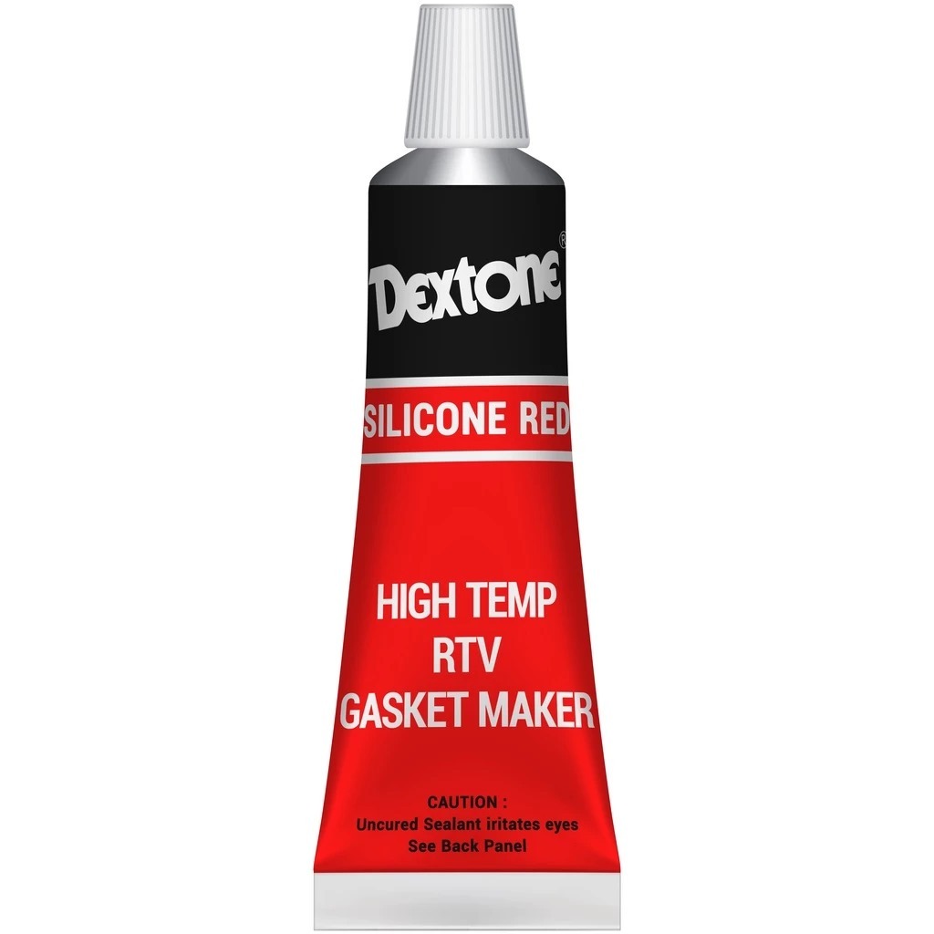 Jual DEXTONE LEM SILICONE RED SEALANT 30 GRAM - LEM GASKET RTV HIGH ...