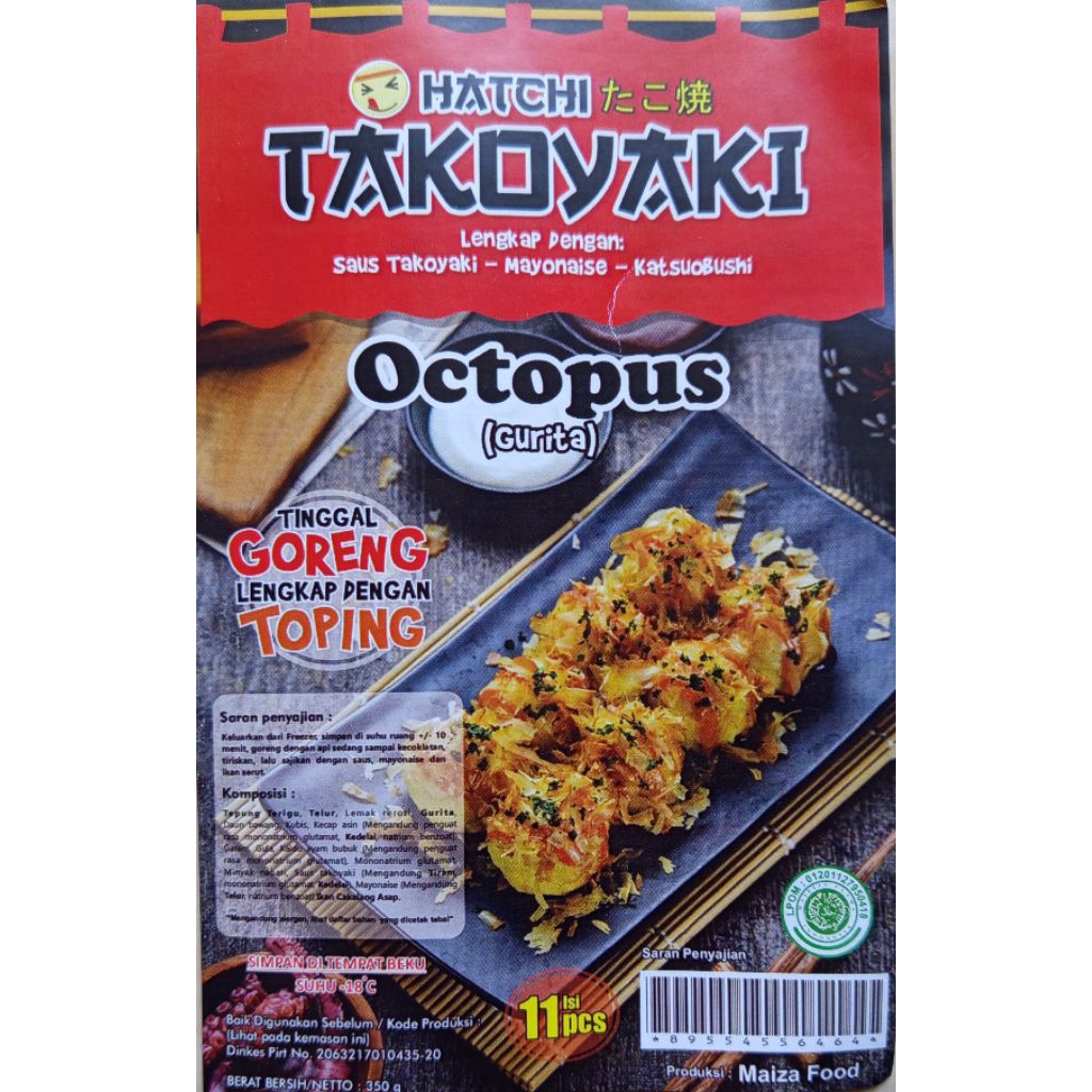 Jual Hatchi Takoyaki Frozen Food isi 11 pcs | Shopee Indonesia