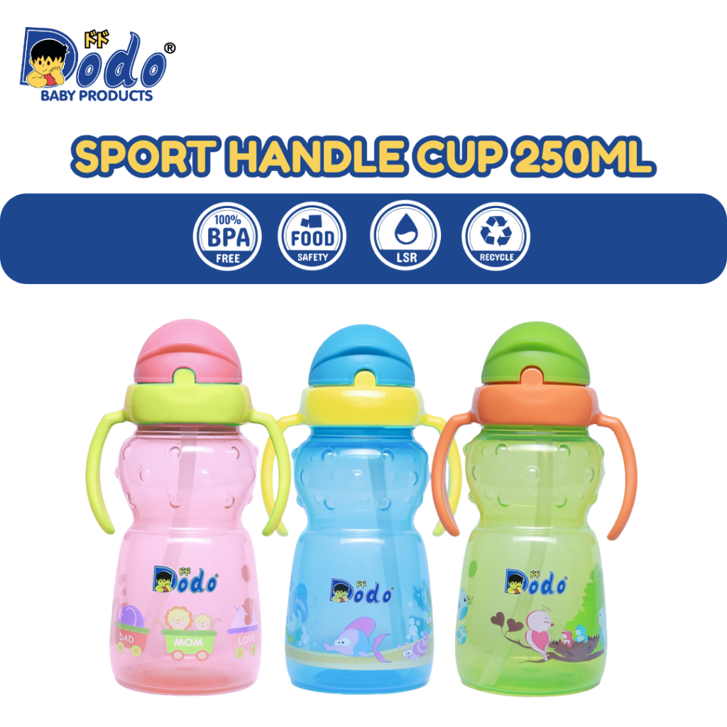 Jual TERLARIS! SPORT HANDLE CUP MEDIUM / Botol Minum Anak 250ml ...