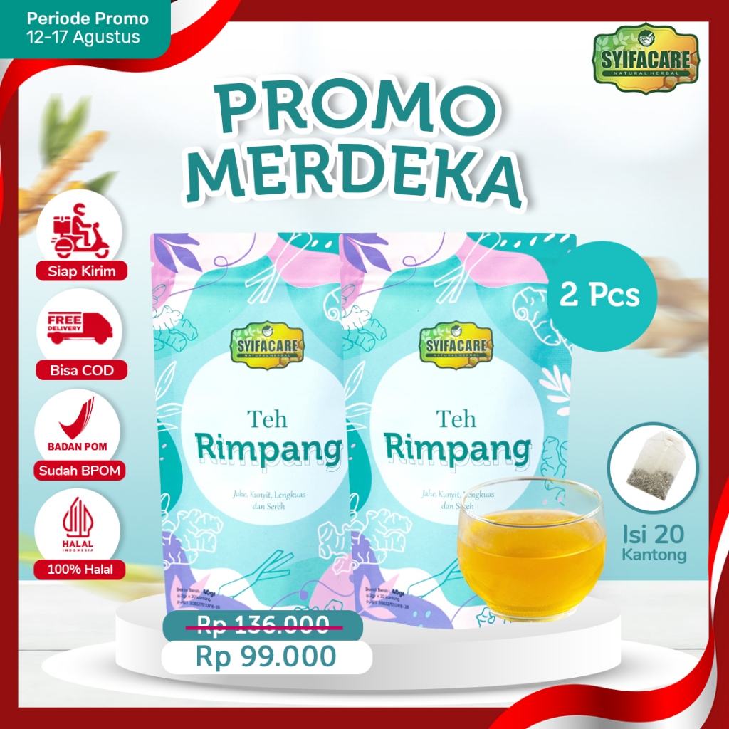 Jual [Paket 2 Pcs] Teh Rimpang Syifacare - Minuman Instan Herbal Rempah ...