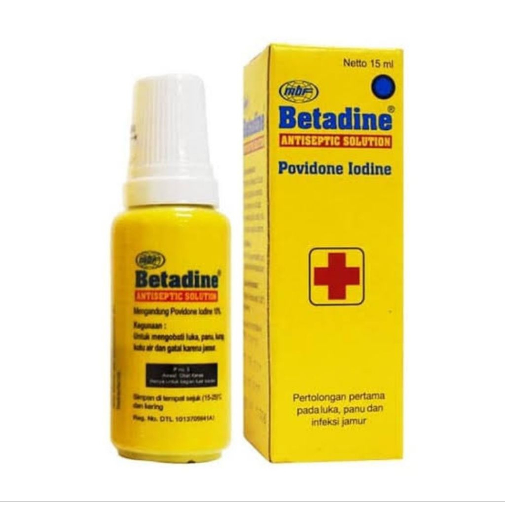 Jual BETADINE ANTISEPTIK BOTOL 5ML, 15ML, 30 ML | Shopee Indonesia