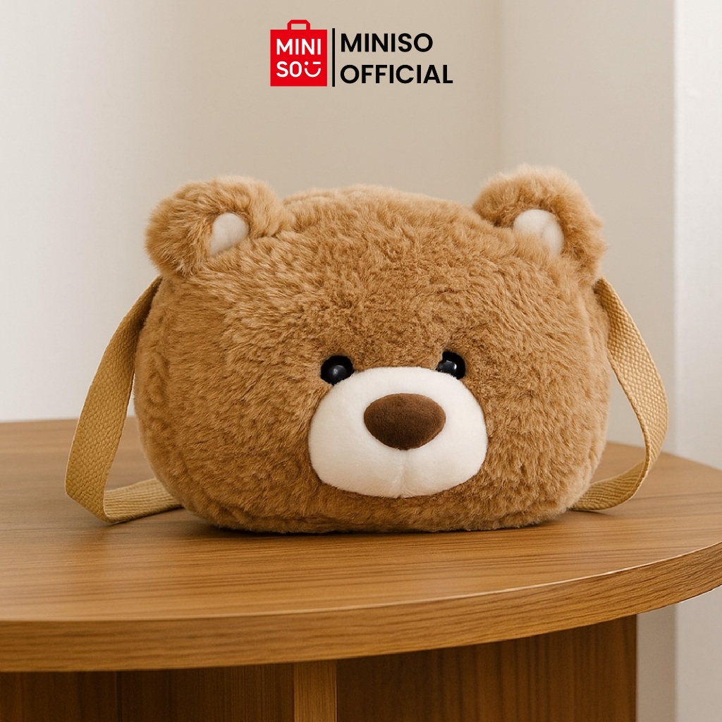 Jual MINISO TOY - Miniso Gift Bear Collection Big-Head Figure Bag Tas ...