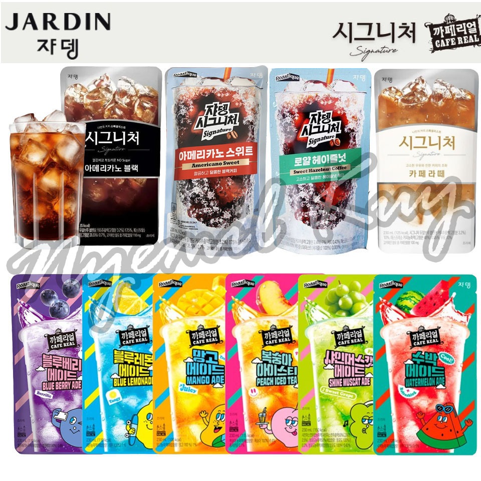 Jual JARDIN SIGNATURE Korean Pouch Coffee 230ml - 쟈뎅 Jardin Korea Coffee Drink Pouch Americano ...