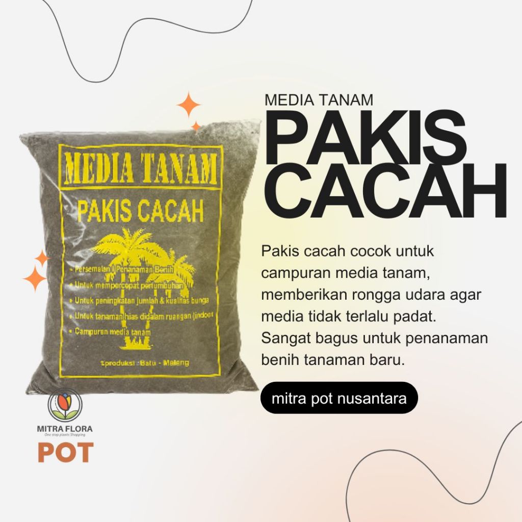 Jual Media Tanam Pakis Cacah Persemaian Penanaman Benih Tanaman Hias ...