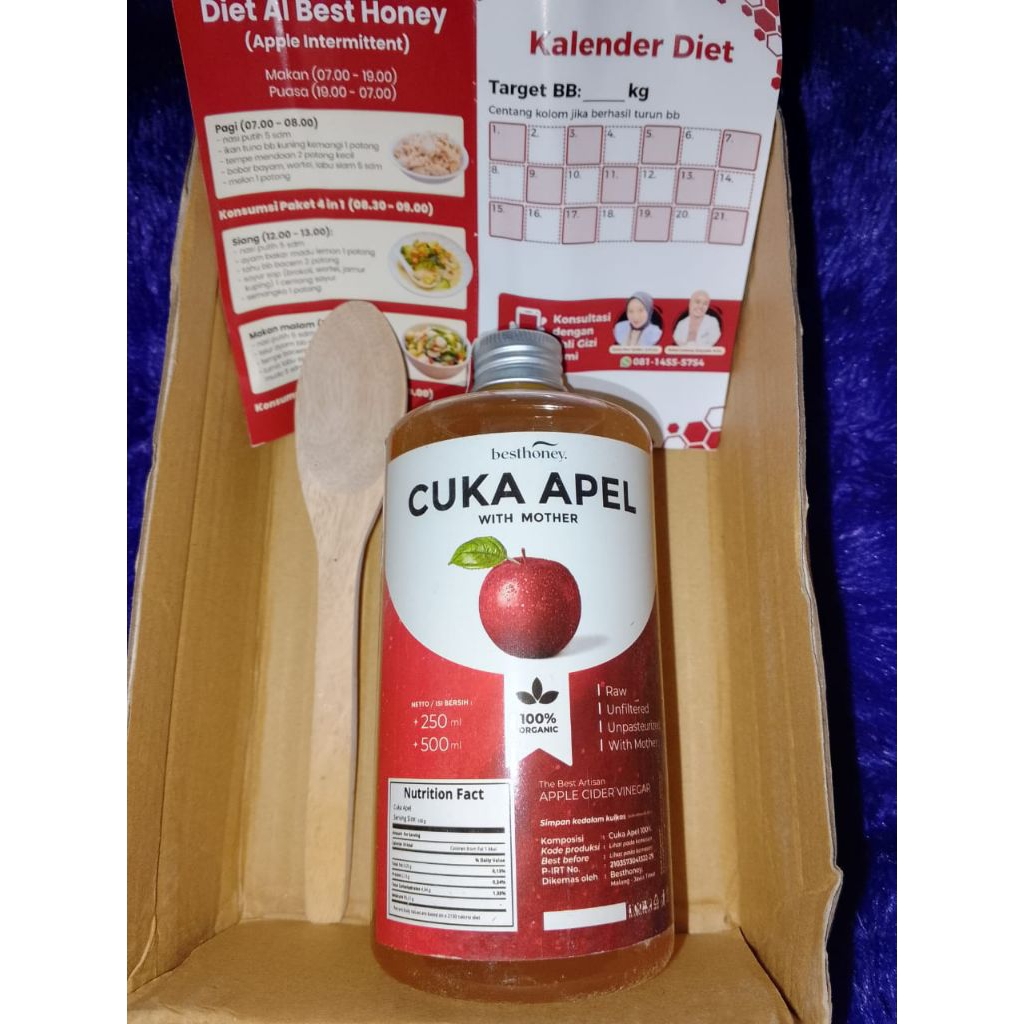 Jual Cuka Apel kemasan 500ml (COD exp. aman 2027) | Shopee Indonesia