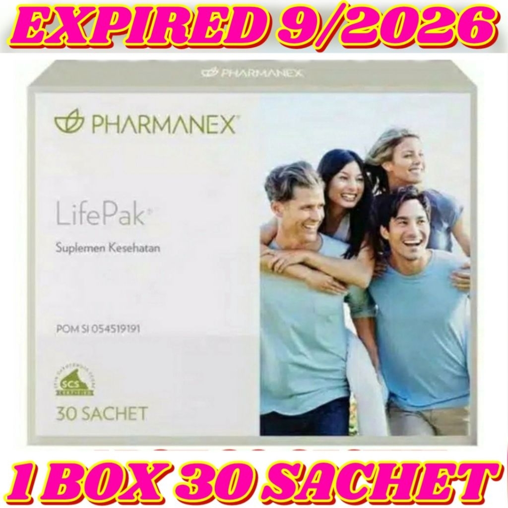 Jual Life pak 1 box - lifepack 30 sachet - pharmanex - suplemenlifepak ...