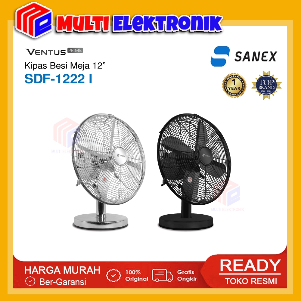 Jual Sanex Kipas Angin Besi Meja / Lantai SDF-1222 I Ukuran 12 Inch ...