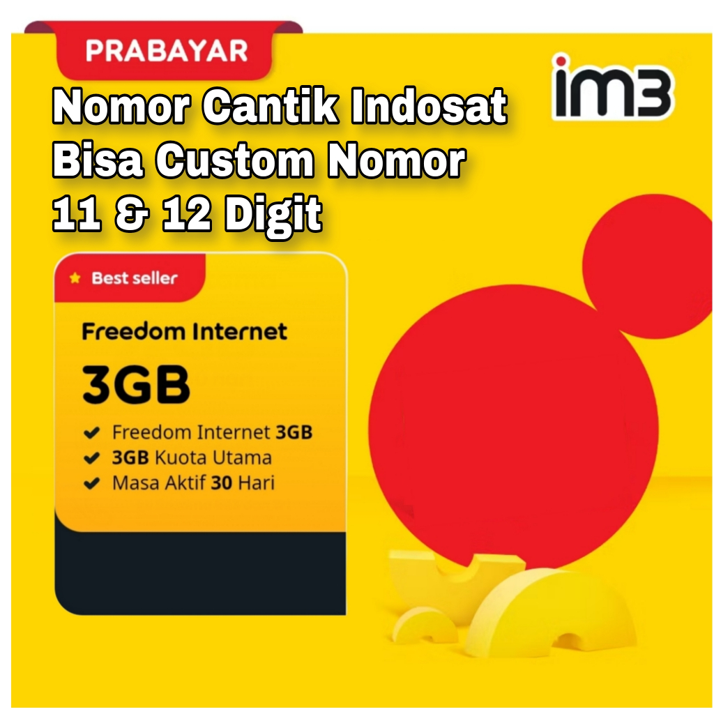 Jual Nomor Cantik Indosat Im3 Custom Kartu Perdana Prabayar 11 & 12 ...
