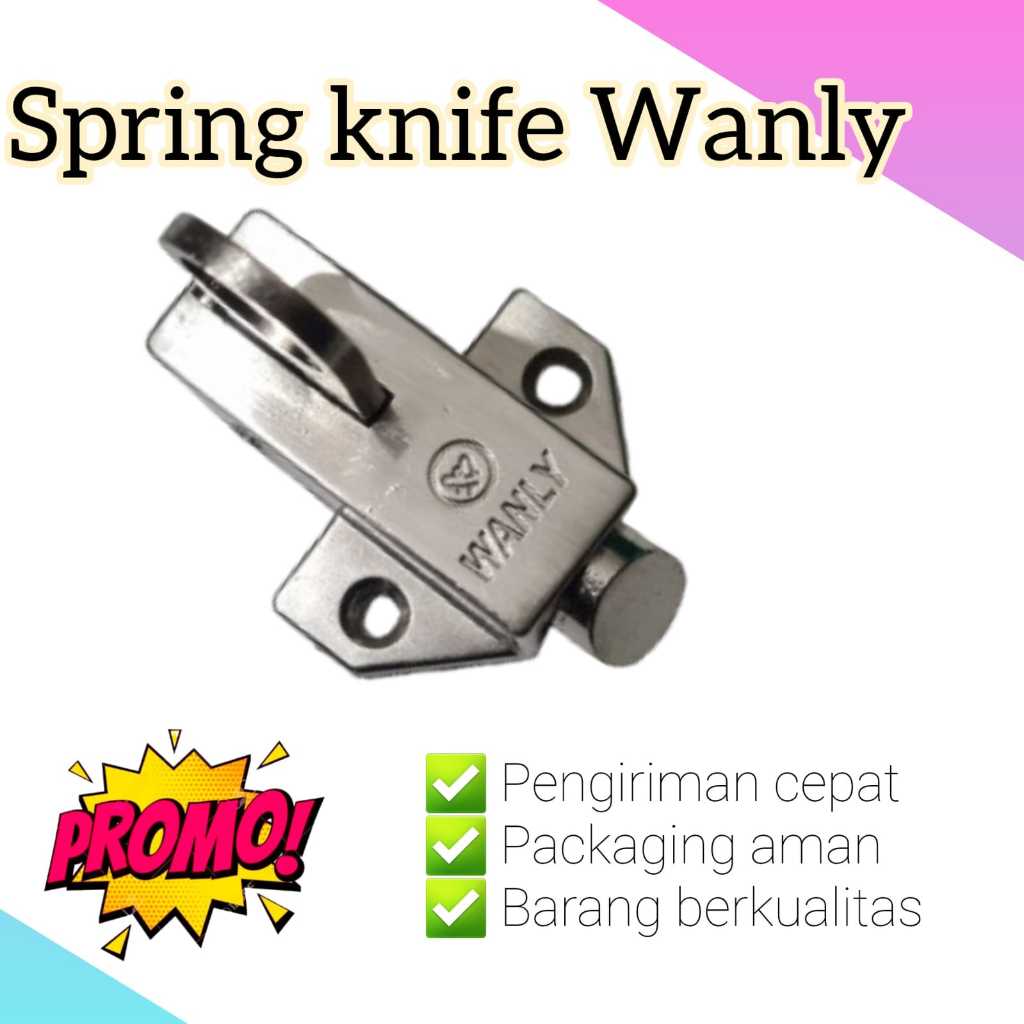 Jual Spring Sepring Knife Knief 907 Knip Kunci Grendel Selot Jendela ...