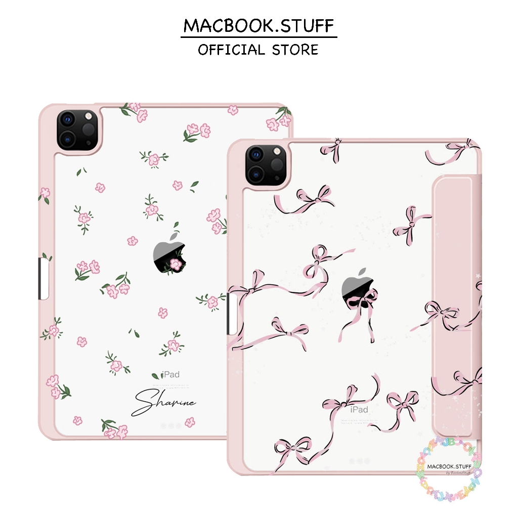 Jual CUSTOM PINK RIBBON FLOWER PITA MERAH MUDA PING SKETSA Acrylic Case ...