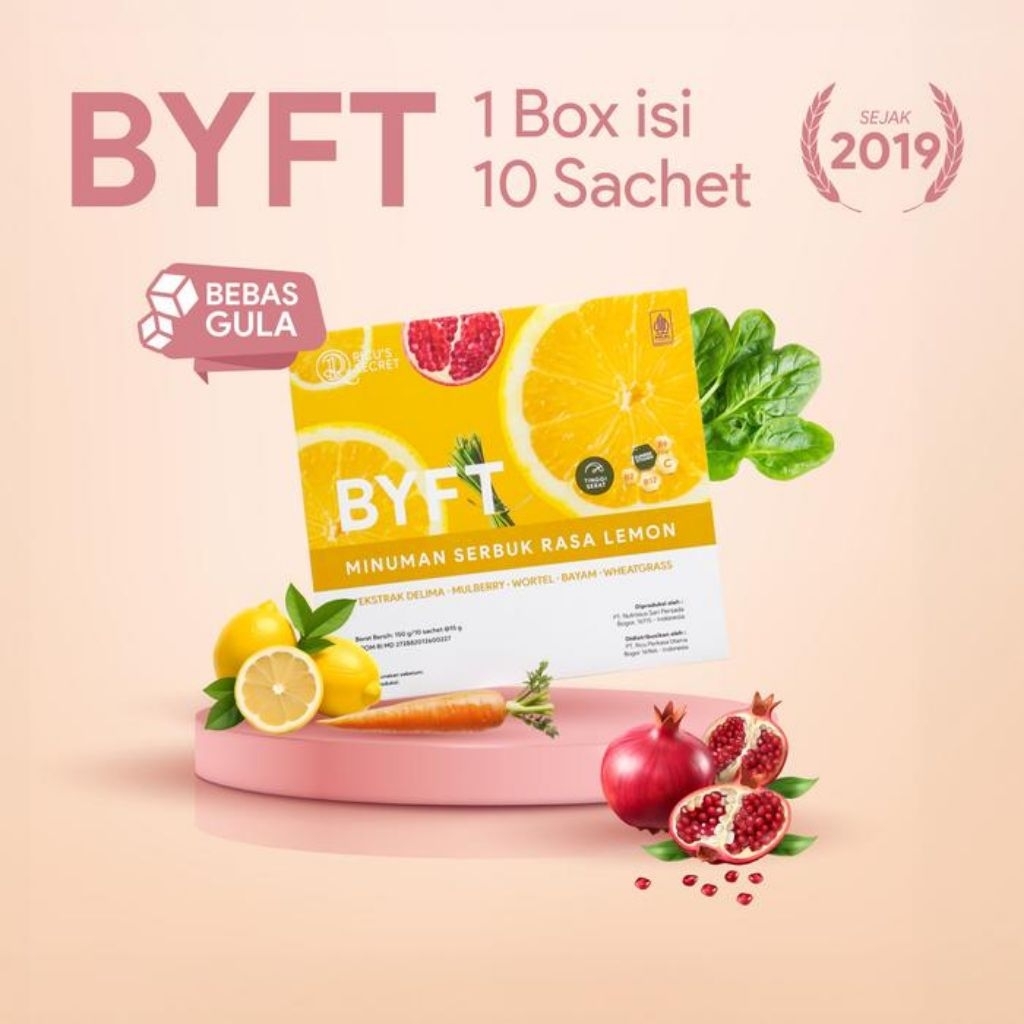 Jual BEST BYEFAT (BYFT Fiber) Minuman Diet Penurun Berat Badan & Detox ...