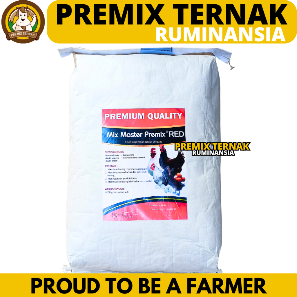 Jual MIX MASTER PREMIX RED 30 KG 1 SAK - Premix Ayam Petelur Plus ...